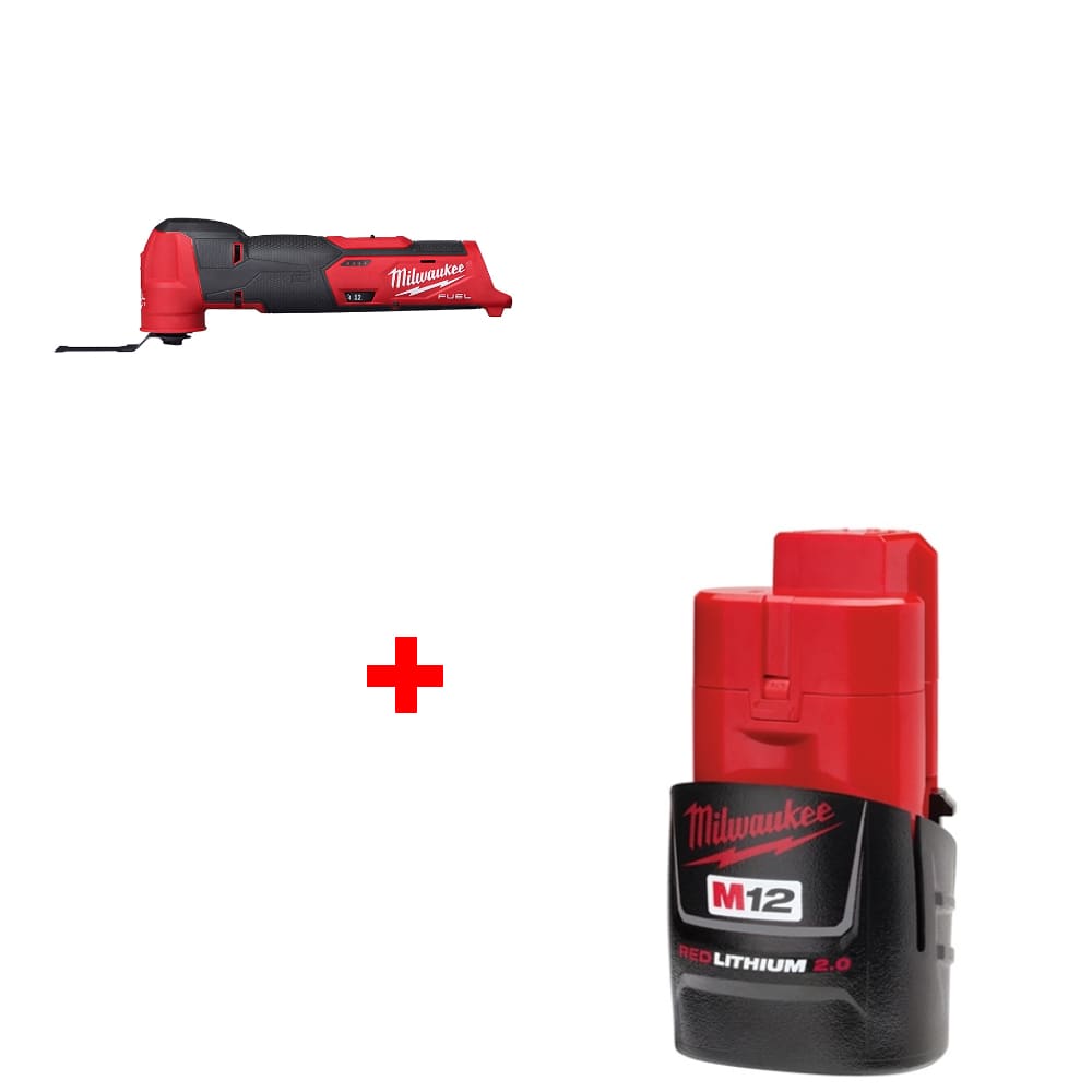Milwaukee 2526-20 M12 Oscillating Multi-Tool w/ FREE 48-11-2420 M12 2.
